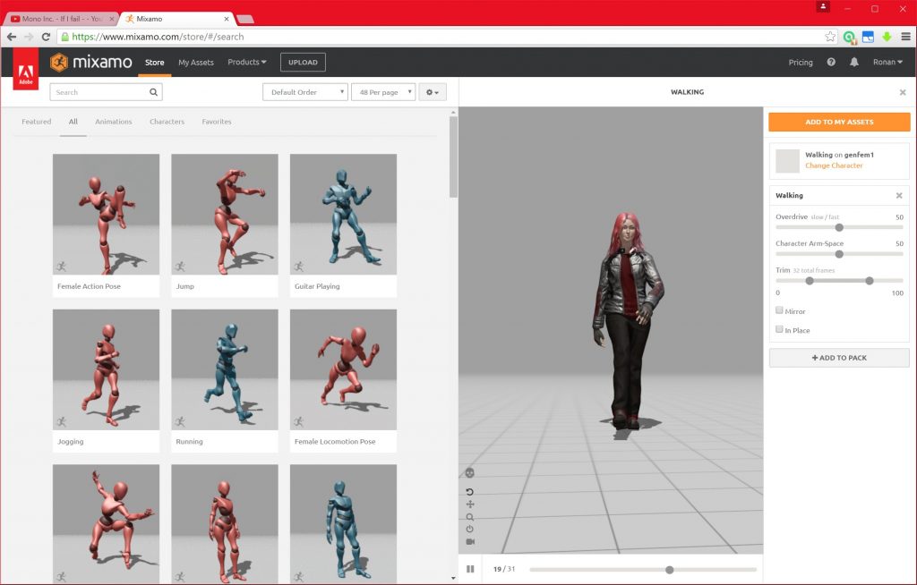 Mixamo and Fuse (Currently) Free Character Creation/Rigging/Animation Tools - Phoenix Game ...