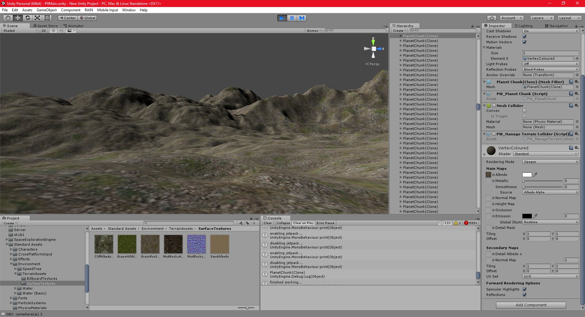 P0-P-172: Part 48: Space Exploration Engine Terrain Textures - Phoenix Game Development