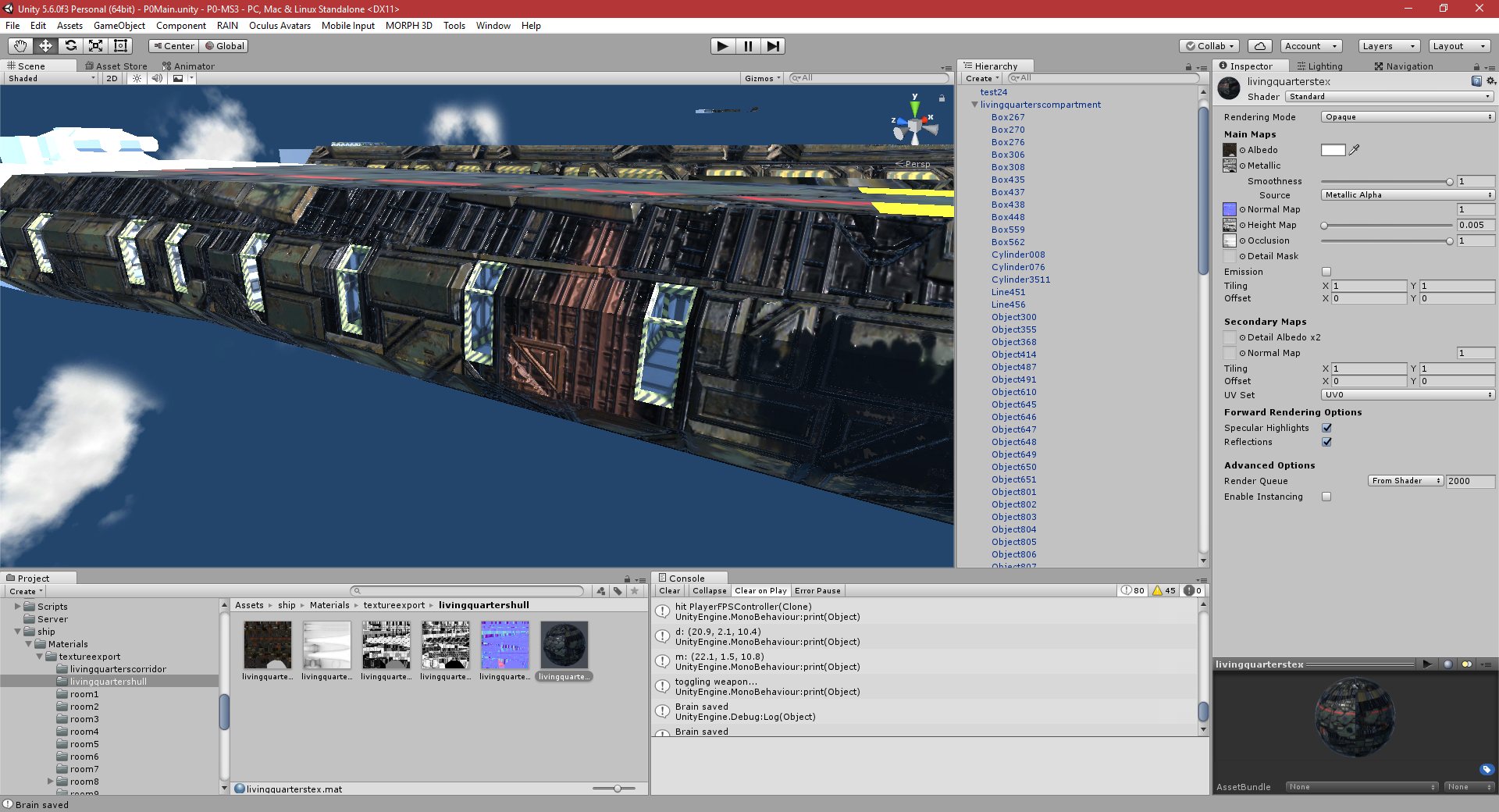 P0-MS3: Part 185: Ship Texture - Phoenix Game Development
