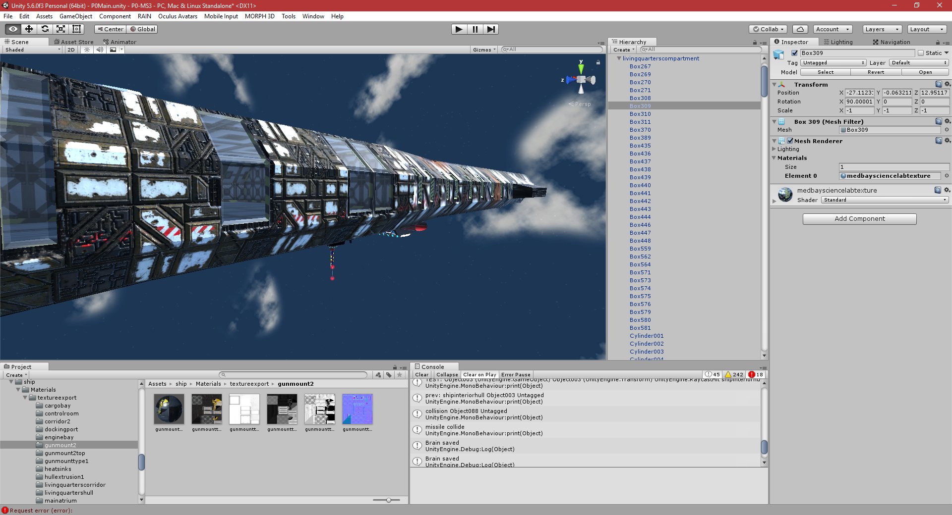 P0-MS3: Part 192: Ship Texture - Phoenix Game Development